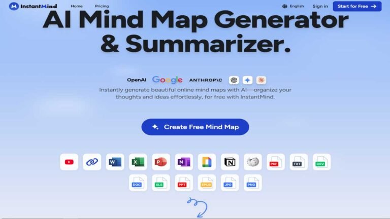 InstantMind Review 2026: The Best AI Mind Map Generator for Visualizing ...
